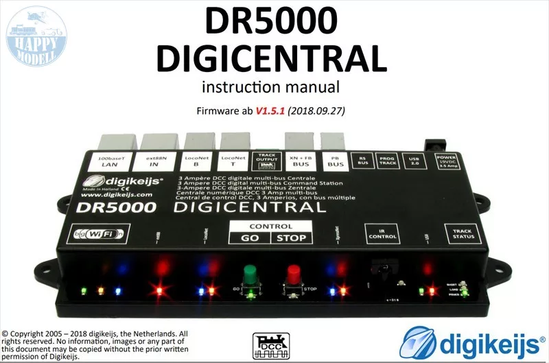 Digikeijs DR5000 Vezérlőközpont - happymodell.com