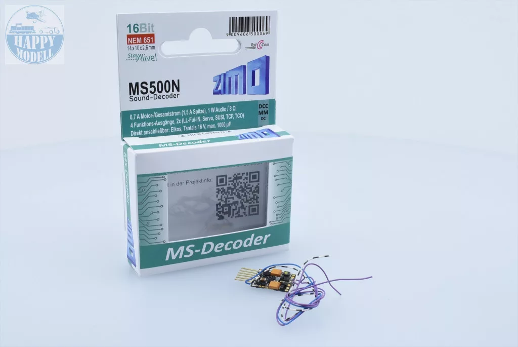 ZIMO MS500 N Zimo hangdekóder - happymodell.com